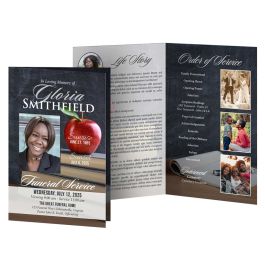 Our Favorite Teacher Bifold 8.5"x11" | Educator Memorial Program ...